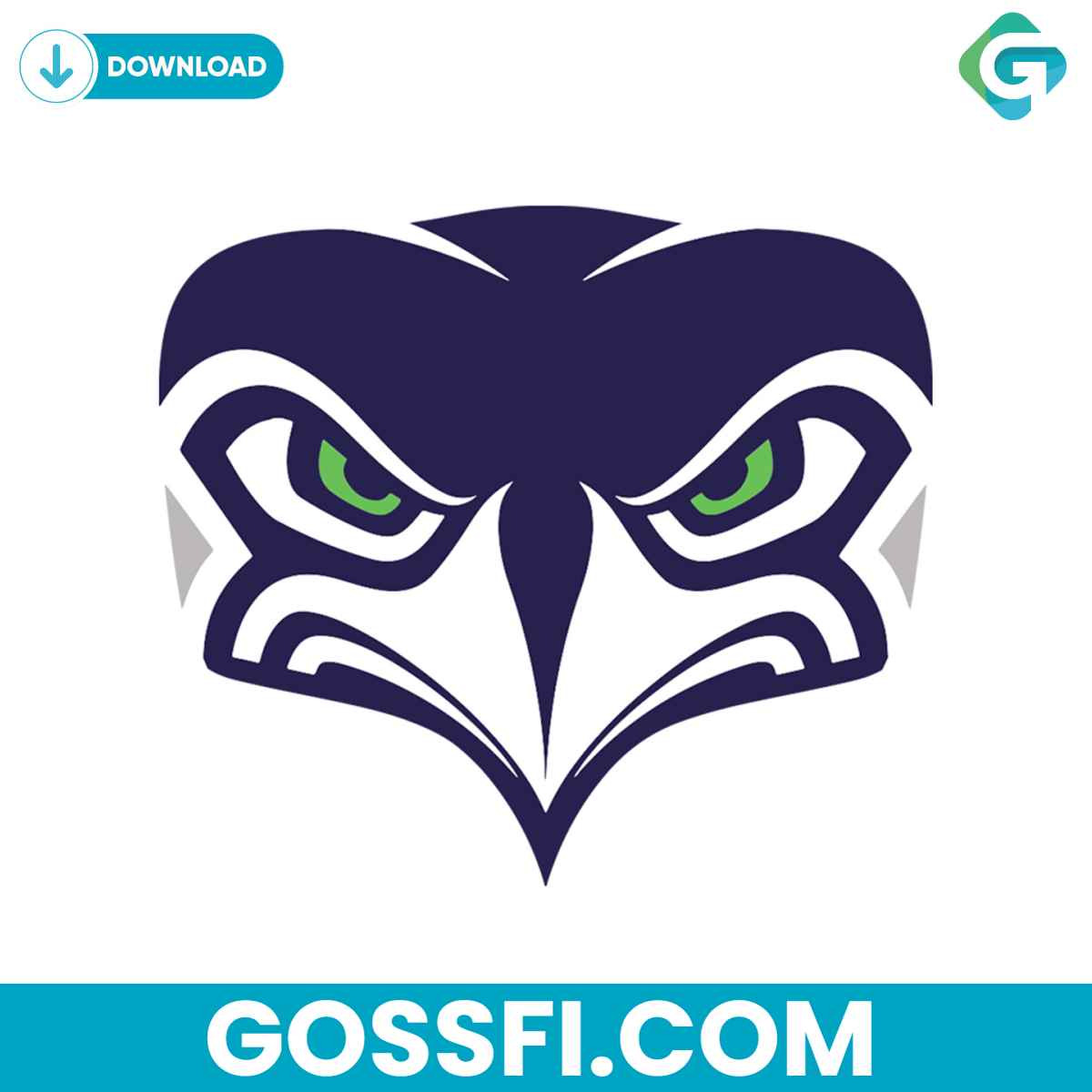 Seattle Seahawks Pom Poms Football Svg - Gossfi.com